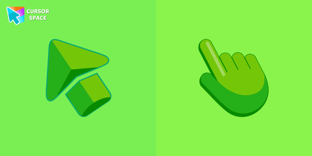 Green Cursor - Cursor Pack | Cursor Space